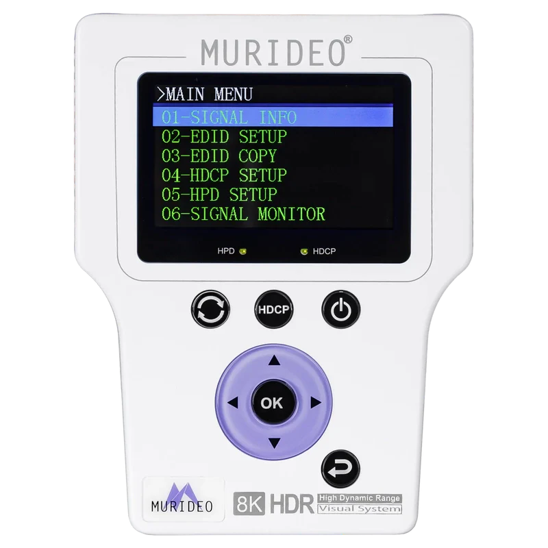 Murideo 8K SIX-A HDMI 2.1 40Gbps Signal Analyzer – DIT Tools