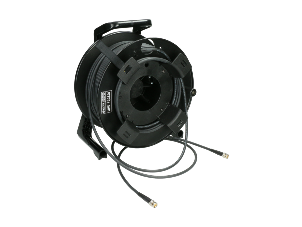 Klotz High Flex 12G SDI Cable Reel | VD125LPS | Rugged 4K – DIT Tools